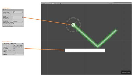 2d Particle System Colliding With 2d Triggers Why And How Do I Fix Unity Engine Unity