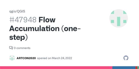 Flow Accumulation One Step · Issue 47948 · Qgis Qgis · Github