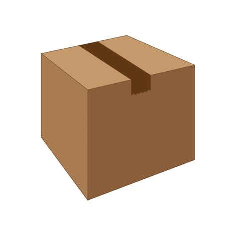 premium vector package box icon logo vector design template