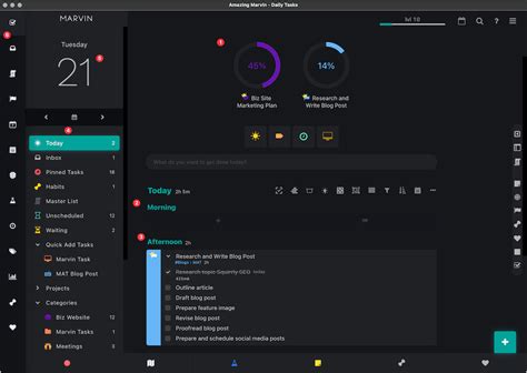 Amazing Marvin User Interface Mac Automation Tips