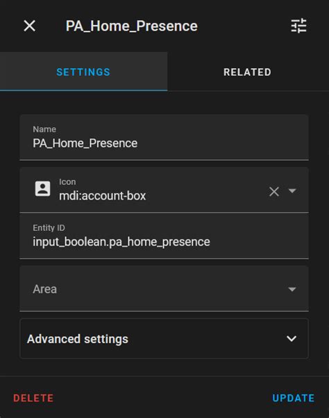 Simple Toogle Switch For Presence Configuration Home Assistant Community