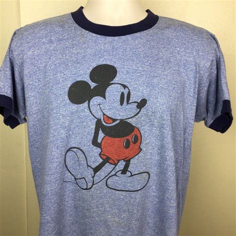 Mickey Mouse Ringer T Shirt Etsy