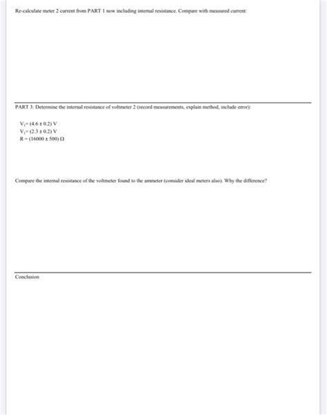 Solved PART Calculate The Currents That Would Be Measured Chegg Com