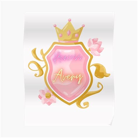 Princess Avery Poster By Sheen Designs Redbubble