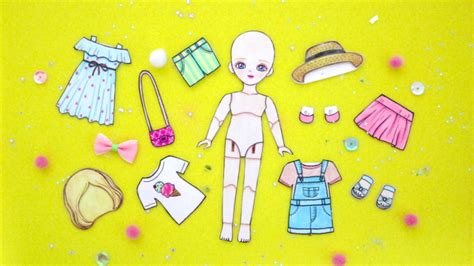 종이구관 샤랄라~여름코디 도안무료공유 예뿍이의작업방 종이구체관절인형 손그림~예뿍 네이버 블로그