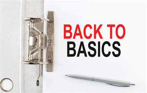 펜이 있는 종이 폴더의 기본 텍스트로 돌아갑니다 비즈니스 컨셉 0명에 대한 스톡 사진 및 기타 이미지 0명 개념 교육 Istock