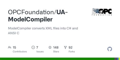 Github Opcfoundationua Modelcompiler Modelcompiler Converts Xml Files Into C And Ansi C