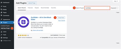 How To Create A Photo Carousel In Gutenberg Gutslider
