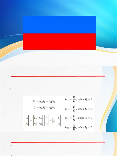 Lecture 4 Two Port Systems B Pdf Parameter Computer Programming Electronic Engineering