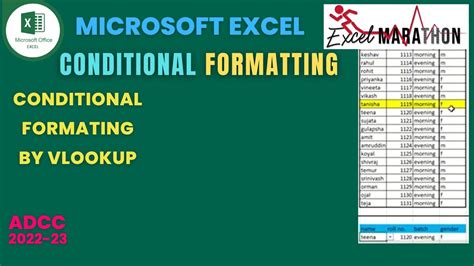 Part 3 Task 1 How To Use Conditional Formating In Microsoft Excel Excelmarathon Youtube