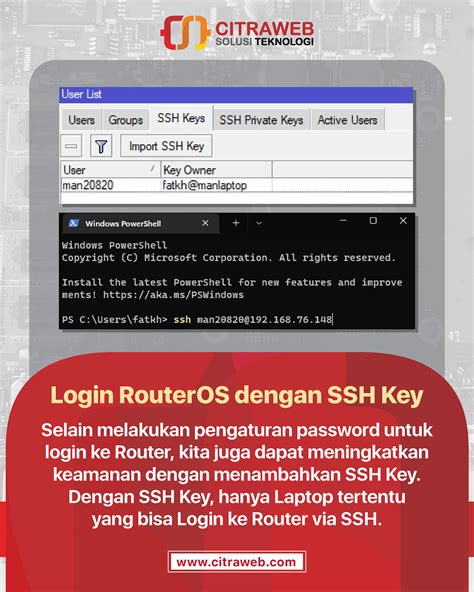 Pengaturan Password Untuk Login Ke Mikrotik Indonesia