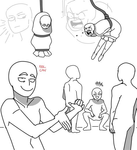 An Image Of Some Cartoon Characters In The Process Of Doing Different