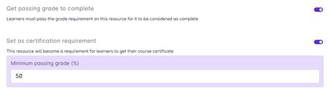 modifying the completion prerequisite in file submission resource