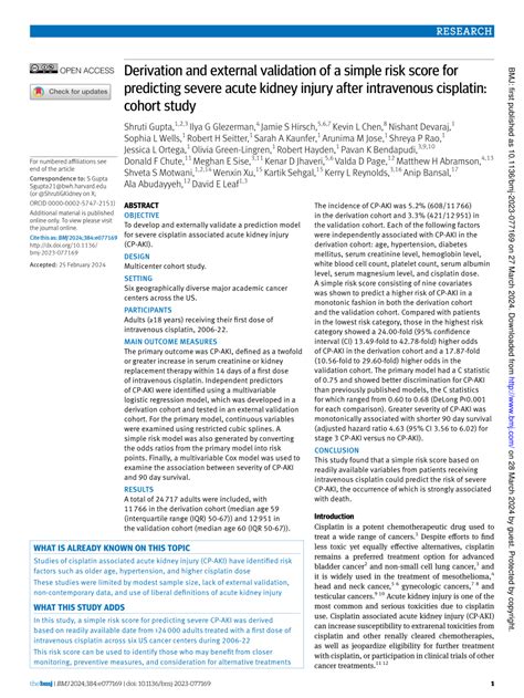 Pdf Derivation And External Validation Of A Simple Risk Score For
