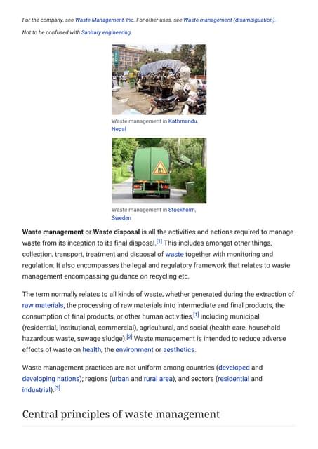 Waste Management Pdf