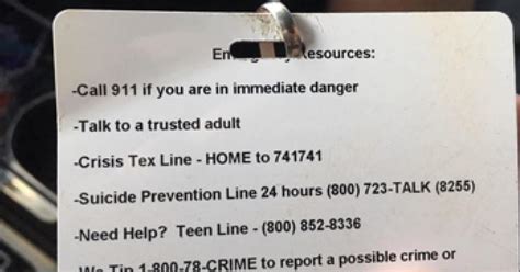 Phone Sex Line Number Printed As Suicide Hotline On Middle Babe Babe ID Cards CBS Los Angeles