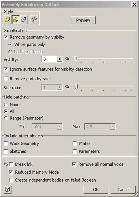 Solved Break Link On Shrinkwrap Component Issue Autodesk Community