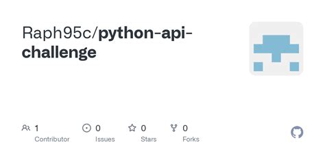 GitHub Raph95c Python Api Challenge