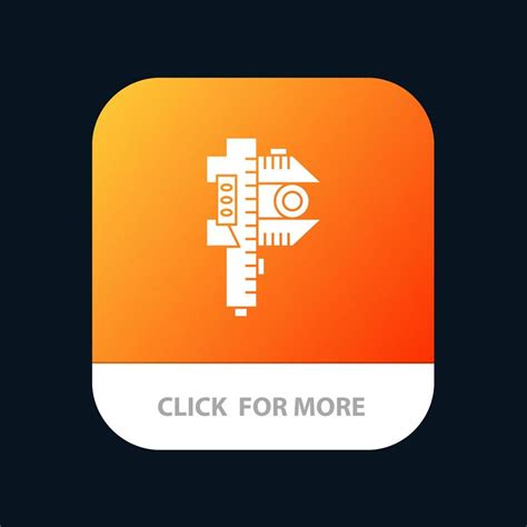 Measuring Accuracy Measure Small Tiny Mobile App Button Android And Ios Glyph Version 17963128