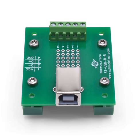 Usb Type B Breakout Board Din Rail Schmalztech
