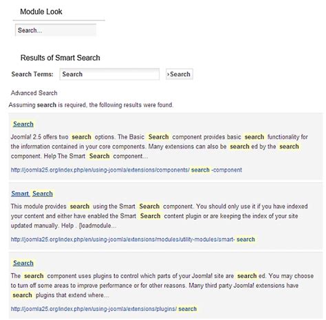 Help25extensions Module Manager Smart Search Joomla Documentation