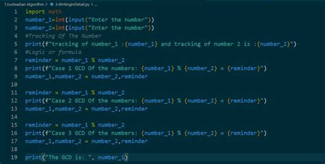 sumancharan adabala on linkedin euclideian algorithm deals with the with principle between two