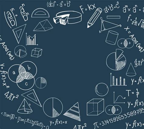 Mathematics Background Clipart With A Large