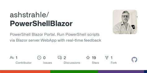 Github Ashstrahlepowershellblazor Powershell Blazor Portal Run