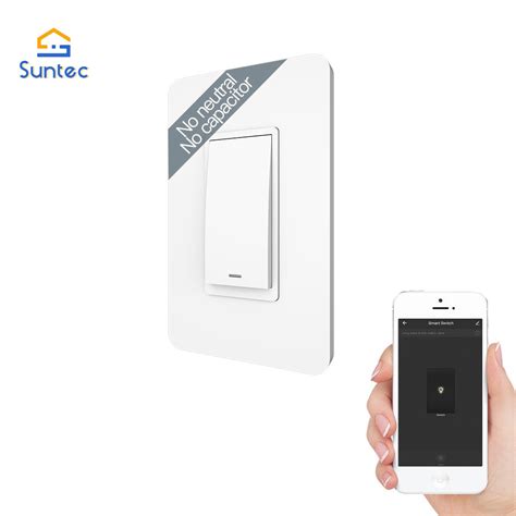 Push Button Switch Smart Switch WiFi Smart Home 1 Gang Lighting China Smart Switch And Dimmer