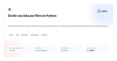 Bifurcación De Listas En Python Tutoriales De Programación Labex