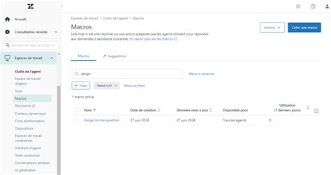 Organisation Et Gestion Des Macros Aide Zendesk