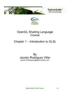 OpenGL Shading Language Course Chapter Opengl Shading Language Course Chapter Pdf