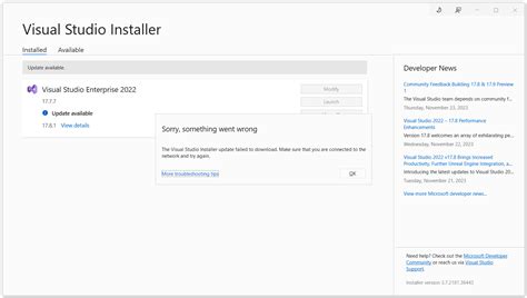 Net 8 0 Issue Upgrading Visual Studio 2022 Enterprise From 17 7 7 To