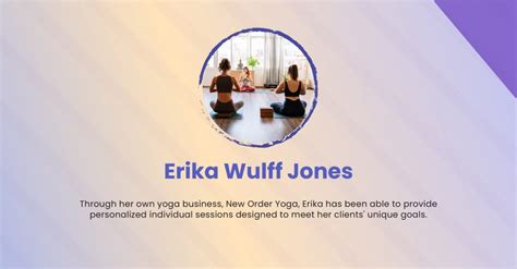 Erika Wulff Jones Yoga Instructor Austin Tx