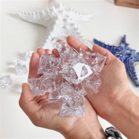 진짜같은 가짜 얼음 모형 여름소품 사진 촬영소품 녹은얼음 불규칙얼음 아크릴 에이블리