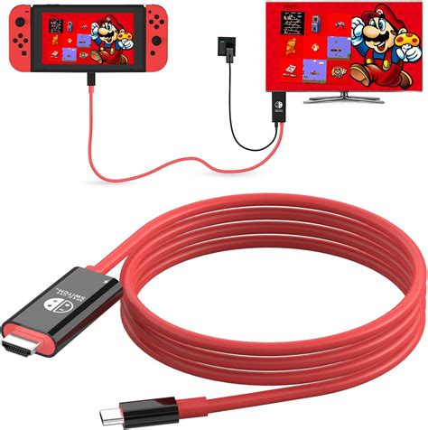 Usb C To Hdmi Adapter Cable For Nintendo Switch Dock 6ft 1 8m Switch Docking Station For Tv With