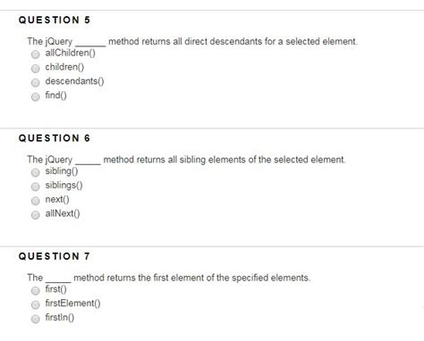 Solved Question 1 The Last Method Returns The Last Element