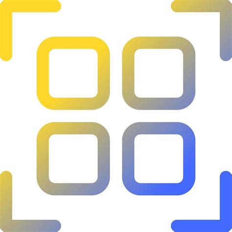 Scan Qr Code Pixel Perfect Gradient Linear Ui Icon Decode Digital Information With Smartphone
