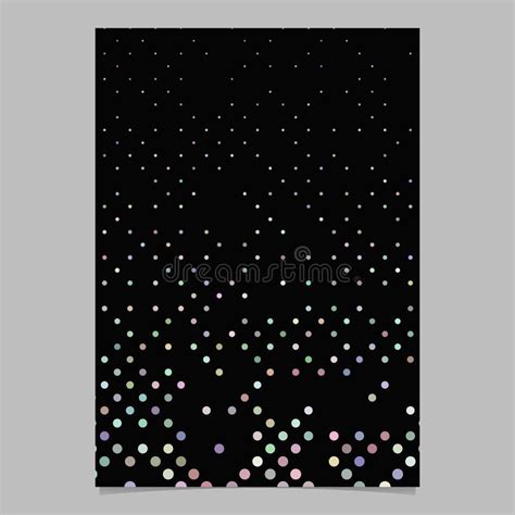 Multicolored Dot Pattern Brochure Background Vector Stationery Design