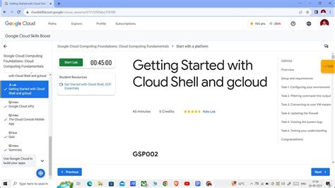 getting started with cloud shell and gcloud lab solution step by step tutorial gdsc 2023