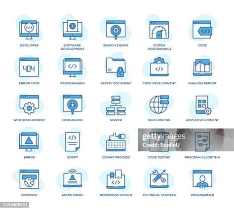 81 Software Development Icons High Res Illustrations Getty Images