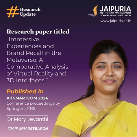 Jaipuria Institute Of Management Paper On Vr And 3d Interactions Jaipuria Institute Of