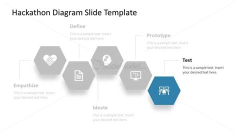 PowerPoint Template For Hackathon Diagram Presentation SlideModel