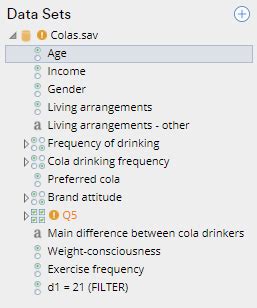 Variable Sets Displayr Help