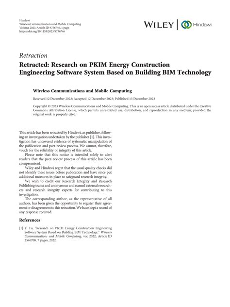 Pdf Retracted Research On Pkim Energy Construction Engineering Software System Based On