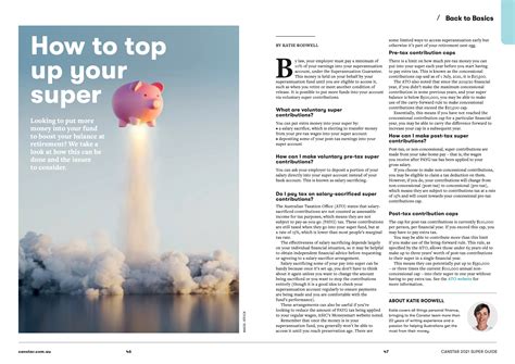 Making Extra Contributions 2021 Super Guide Canstar