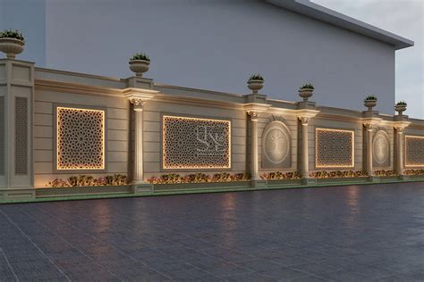 boundary wall design boundary wall high strength plain design easy