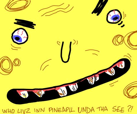 Spongebob Cursed Image Drawception