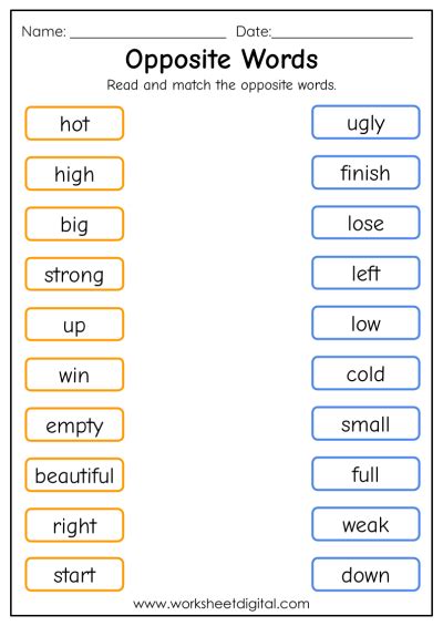 Grade 2 English Worksheet Digital Worksheets Library