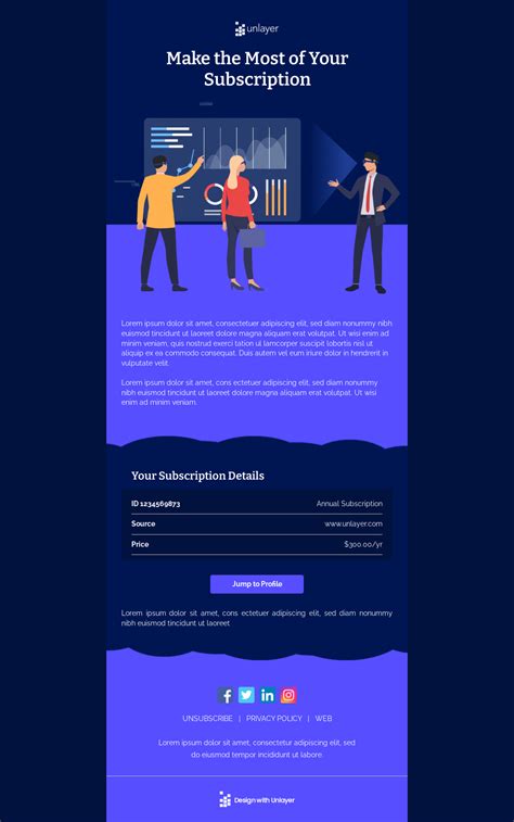 Account Created Email Template